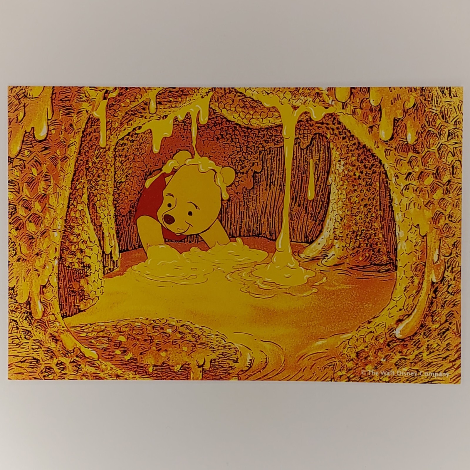 Winnie the Pooh and the Honey Tree Postcard Japan Disney Treasures ...