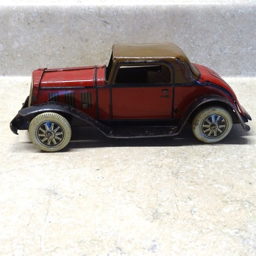 Vintage Marx Toys Tin Wind-Up Car, Coupe, early Piece, 8" | eBay