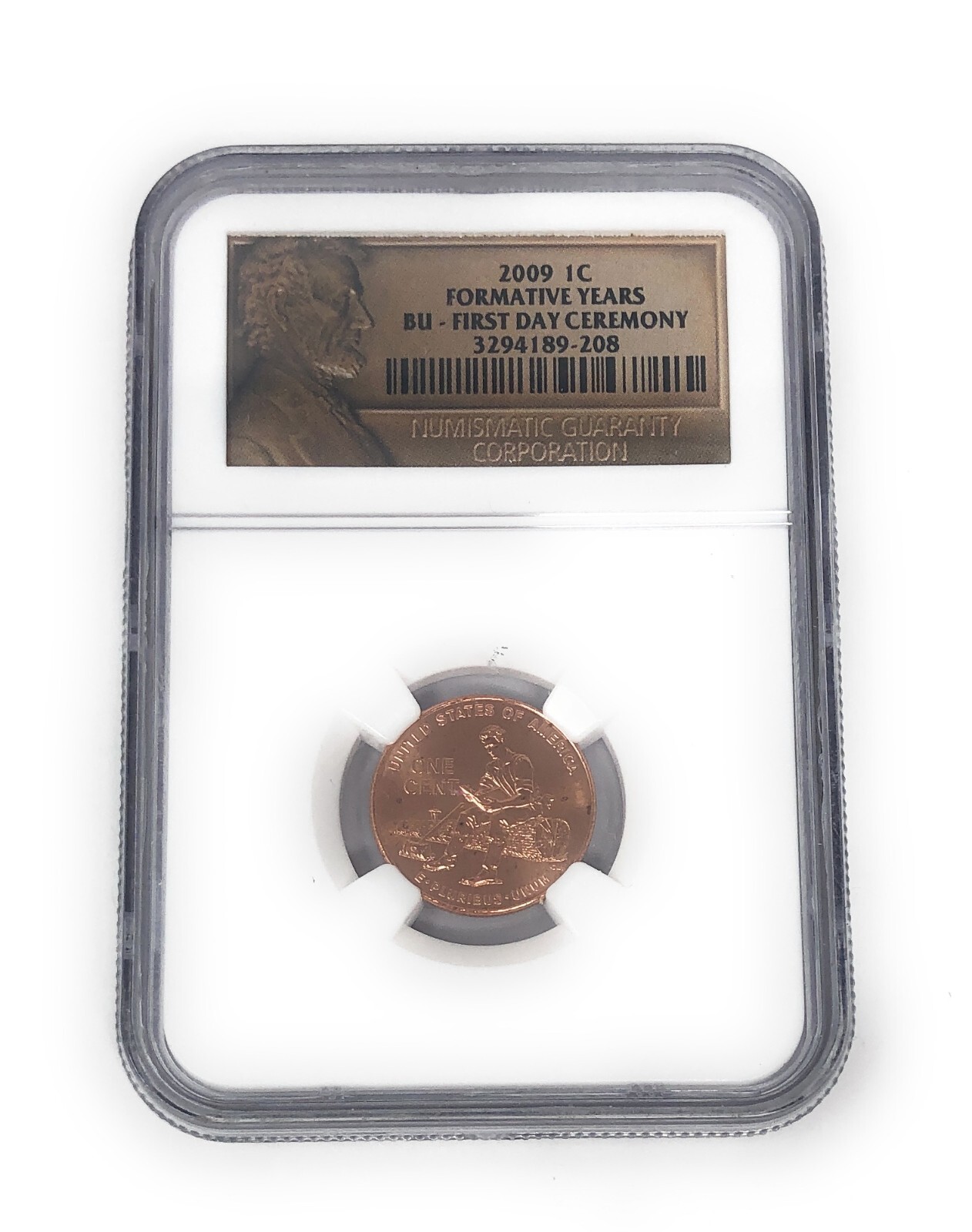 Lot of 8 2009 Lincoln Formative Years Cent, First Day Ceremony, 1c ...