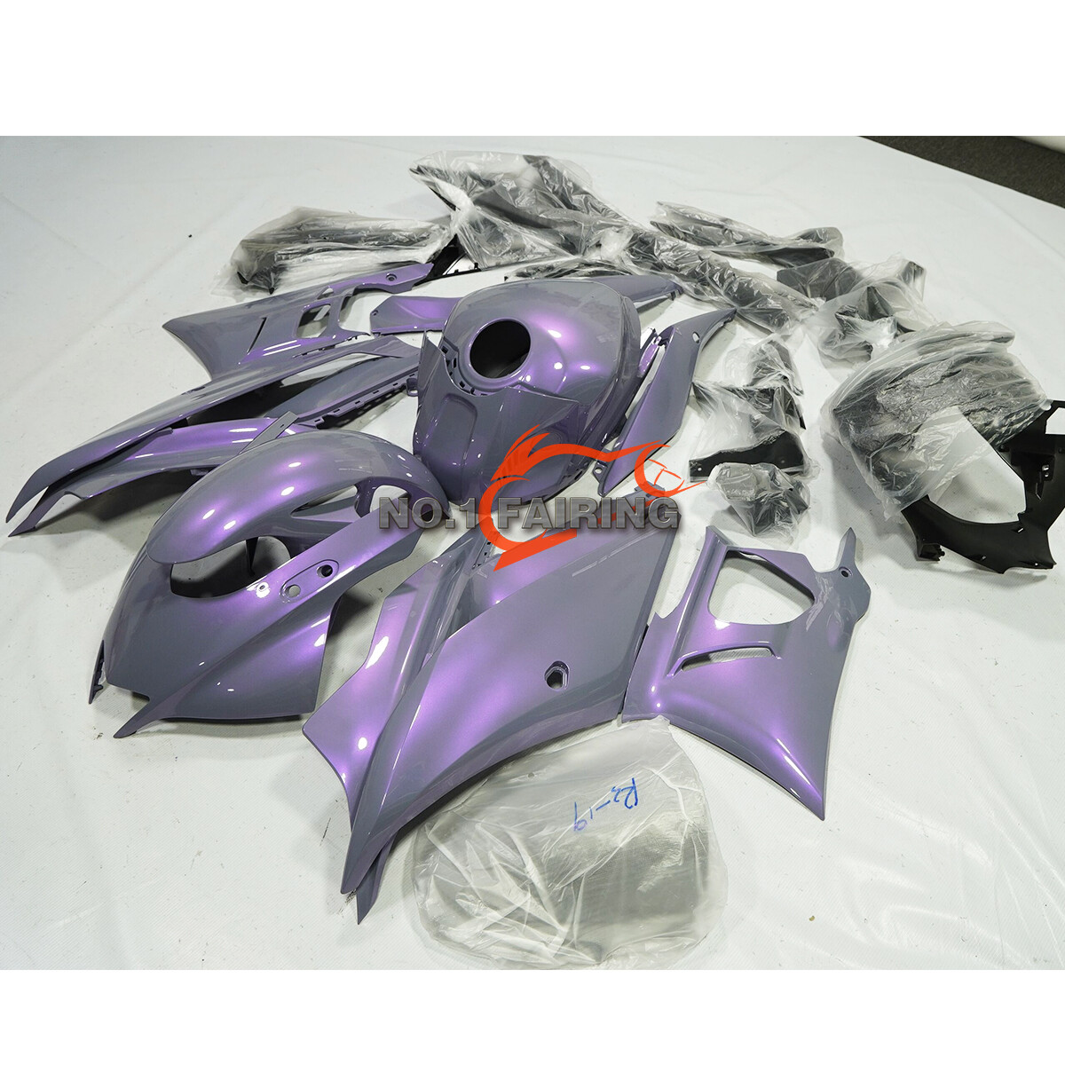 Gray Dazz Pearl Colour Hue Fairing Kit For Yamaha YZF R3 R25 14-18 /19 ...