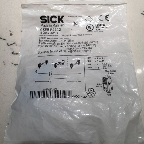 1 piece new sick for GSE6-P4112 1052450 Photoelectric Sensor Free ship ...