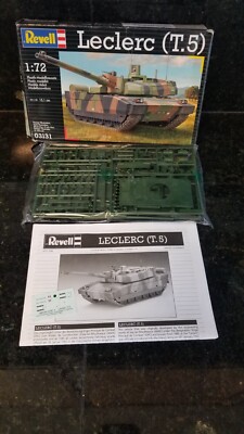 REVELL FRENCH ARMY LECLERC T-5 TANK 1/72 SCALE MODEL KIT | eBay