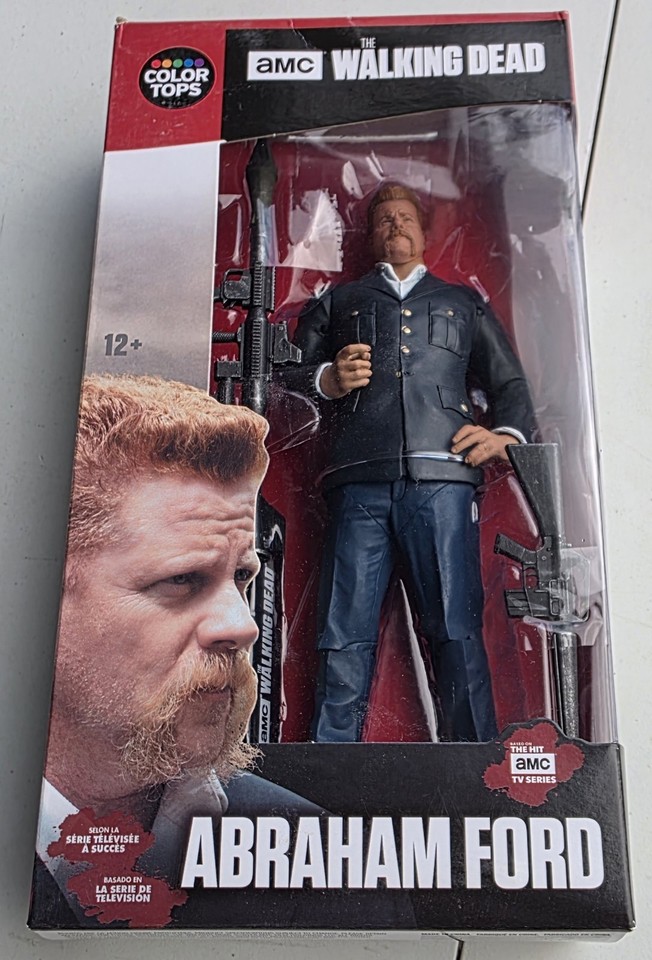 NEW AMC THE WALKING DEAD ABRAHAM FORD FIGURE MCFARLANE TOYS Color Tops ...