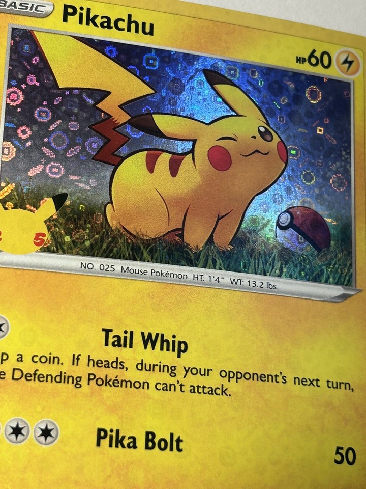 Pikachu ~ Pokemon Black Star Promo ~ Holo #SWSH039 General Mills ...