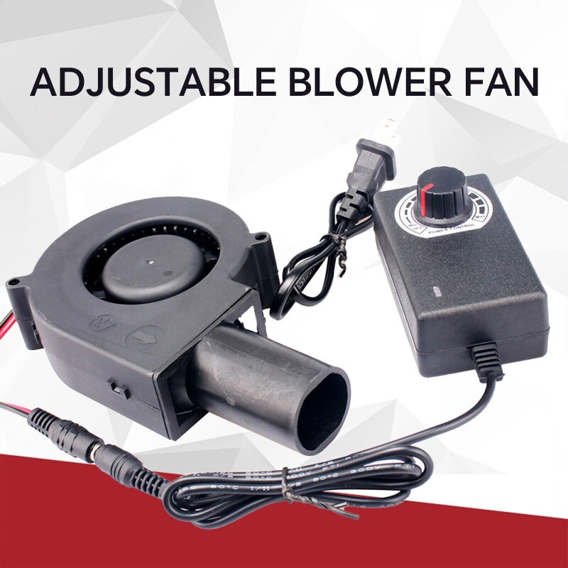 Adjustable Blower Fan For BBQ Heater Blower Air Blower Cooking Portable ...