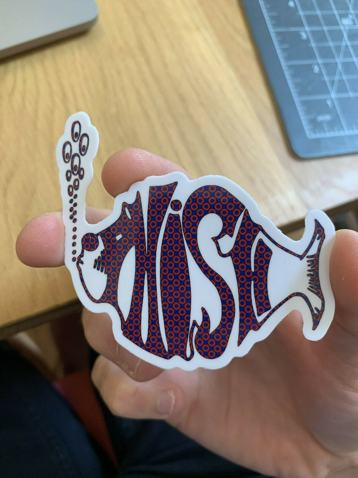 Phish Fish Fishman Donut Premium Quality Sticker Trey Anastasio 3x3.5 ...