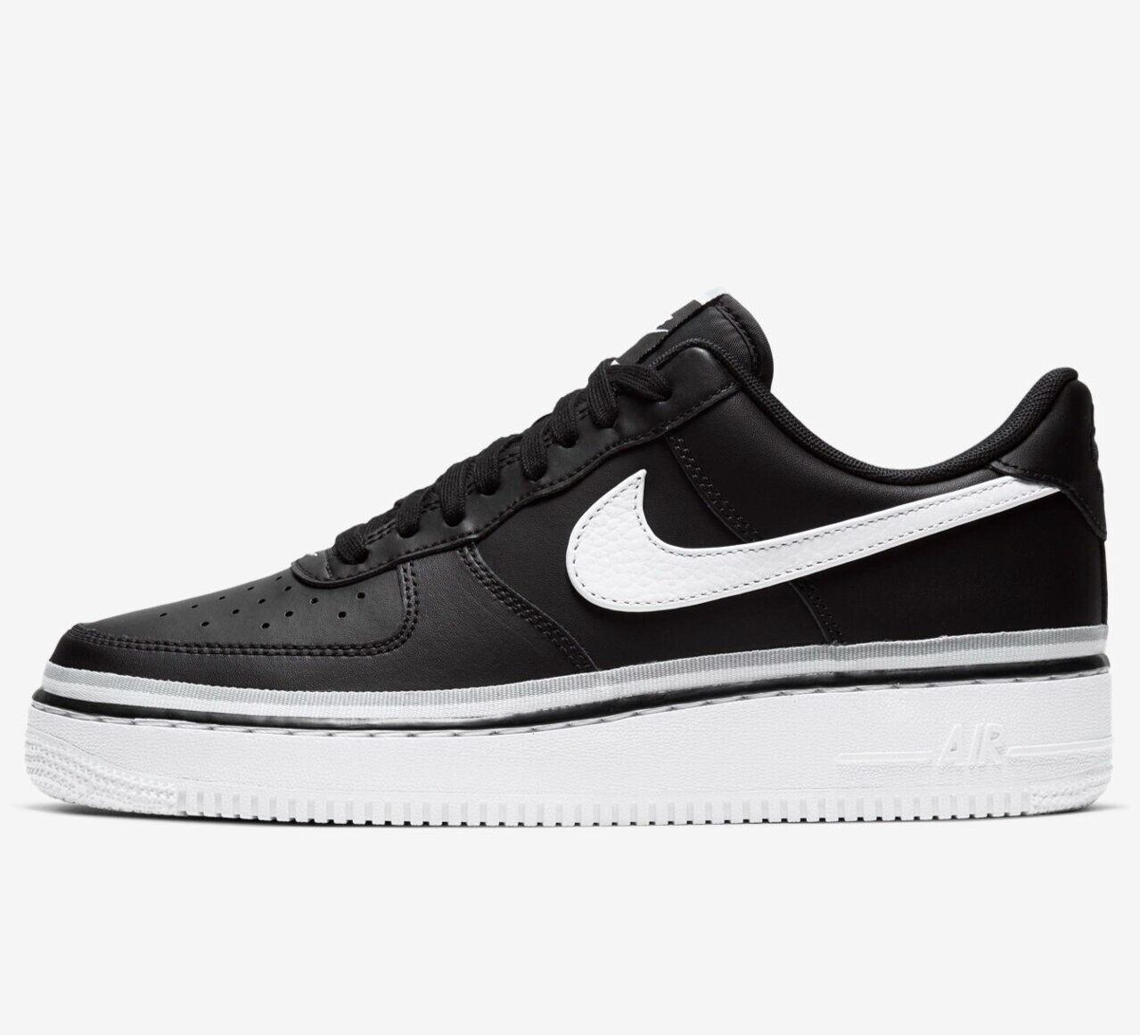 Nike Air Force 1 '07 LV8 1 - 14 - CJ1377-001 Black White Wolf Grey AF1 ...