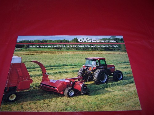 NEW Case IH 781/881 Forage Harvesters,10 flail Chopper,56/600 Blowers ...