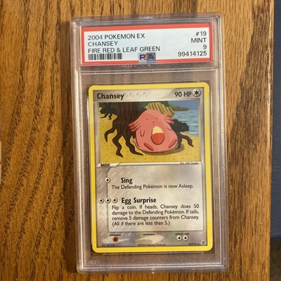 Chansey 19/112 - EX Fire Red Leaf Green - Rare Pokemon Card - PSA 9 | eBay
