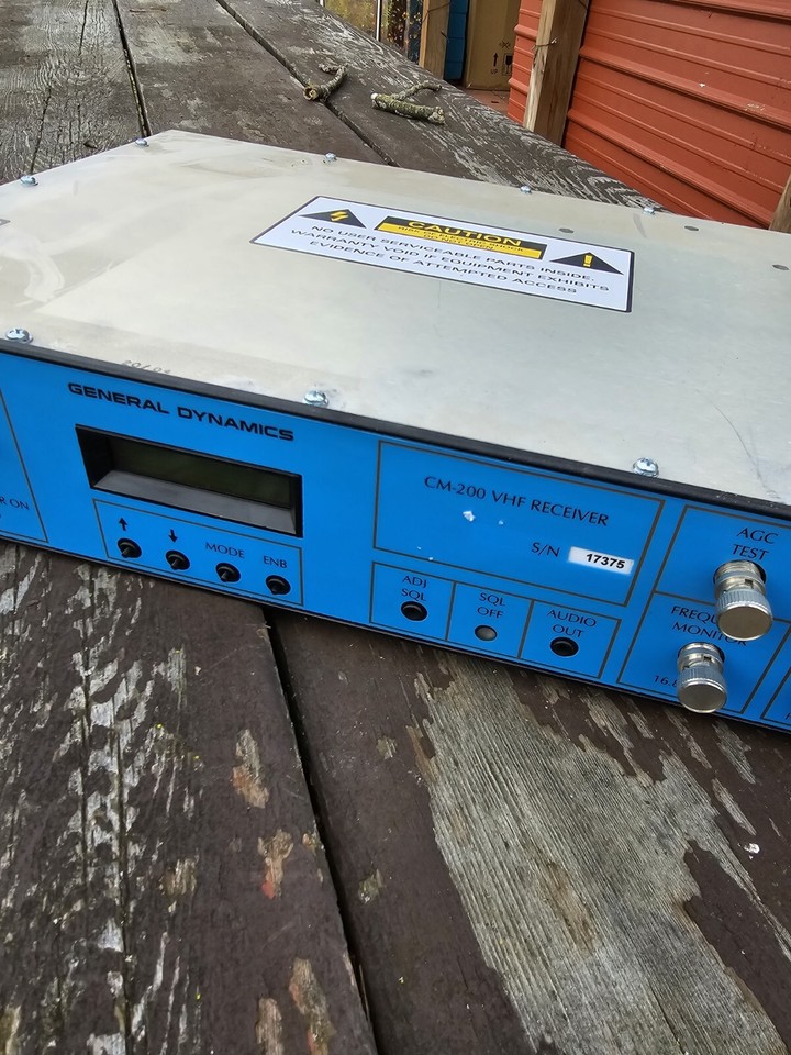 General Dynamics CM-200 VHF Receiver | eBay