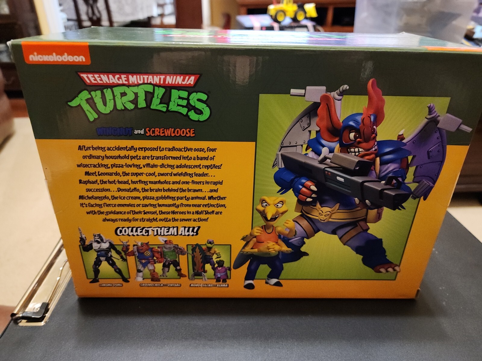 NECA Teenage Mutant Ninja Turtles Wingnut and Screwloose Action Figure ...