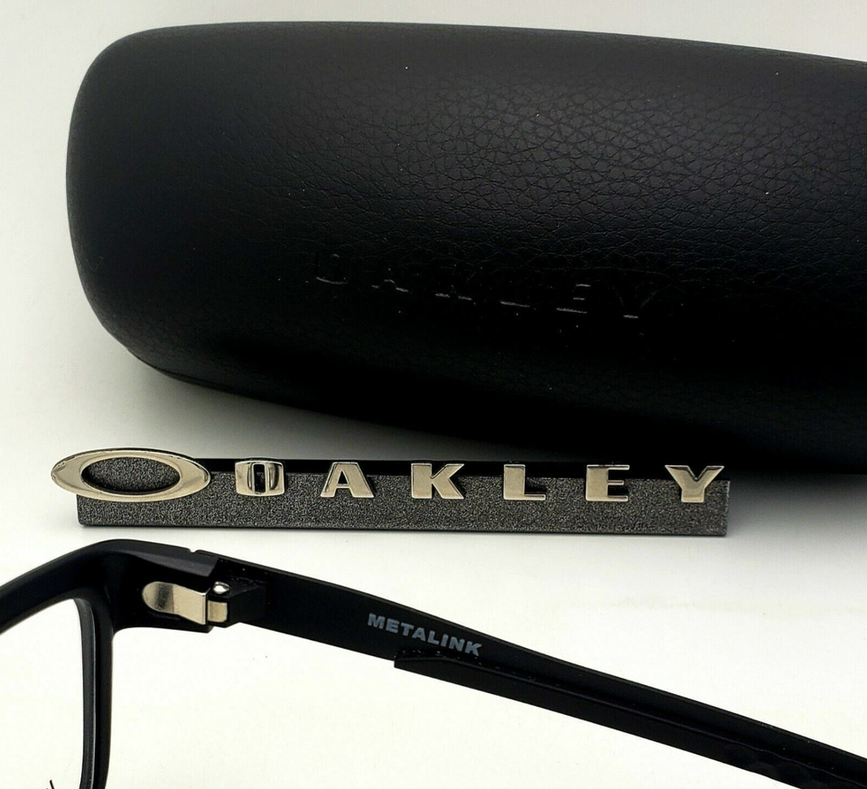 New Oakley Reading Glasses METALINK OX8153-0155 55-17 Satin Black ...