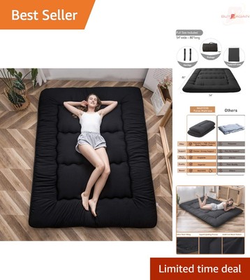 Foldable Roll-Up Futon Mattress for Versatile Sleep Solutions - Full ...