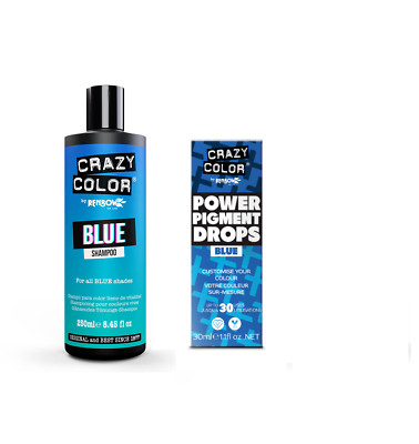 Crazy Color BLUE Shampoo & BLUE Drops | eBay UK