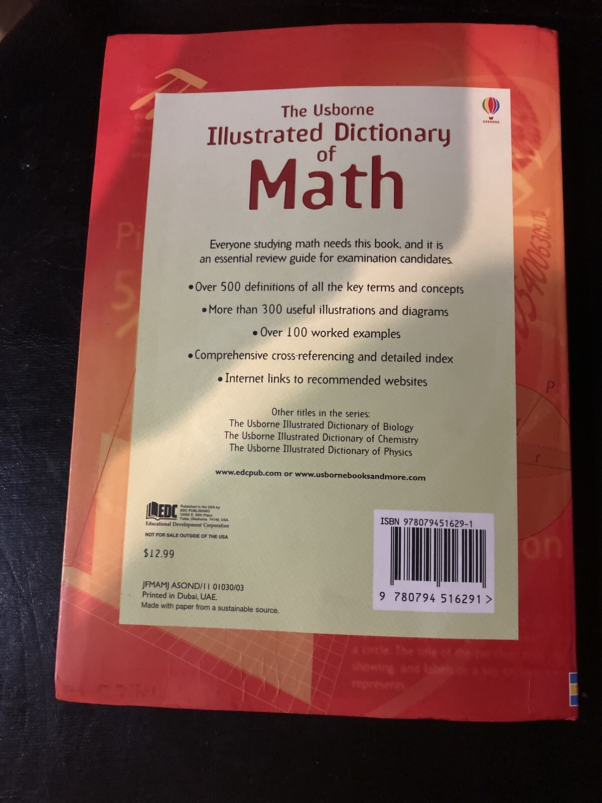 The Usborne Illustrated Dictionary of Math by Tori Large (2007, Trade ...