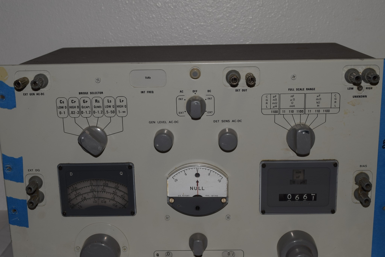 *TC* GENERAL RADIO GENRAD 1608-A IMPEDANCE BRIDGE (KUP40) | eBay