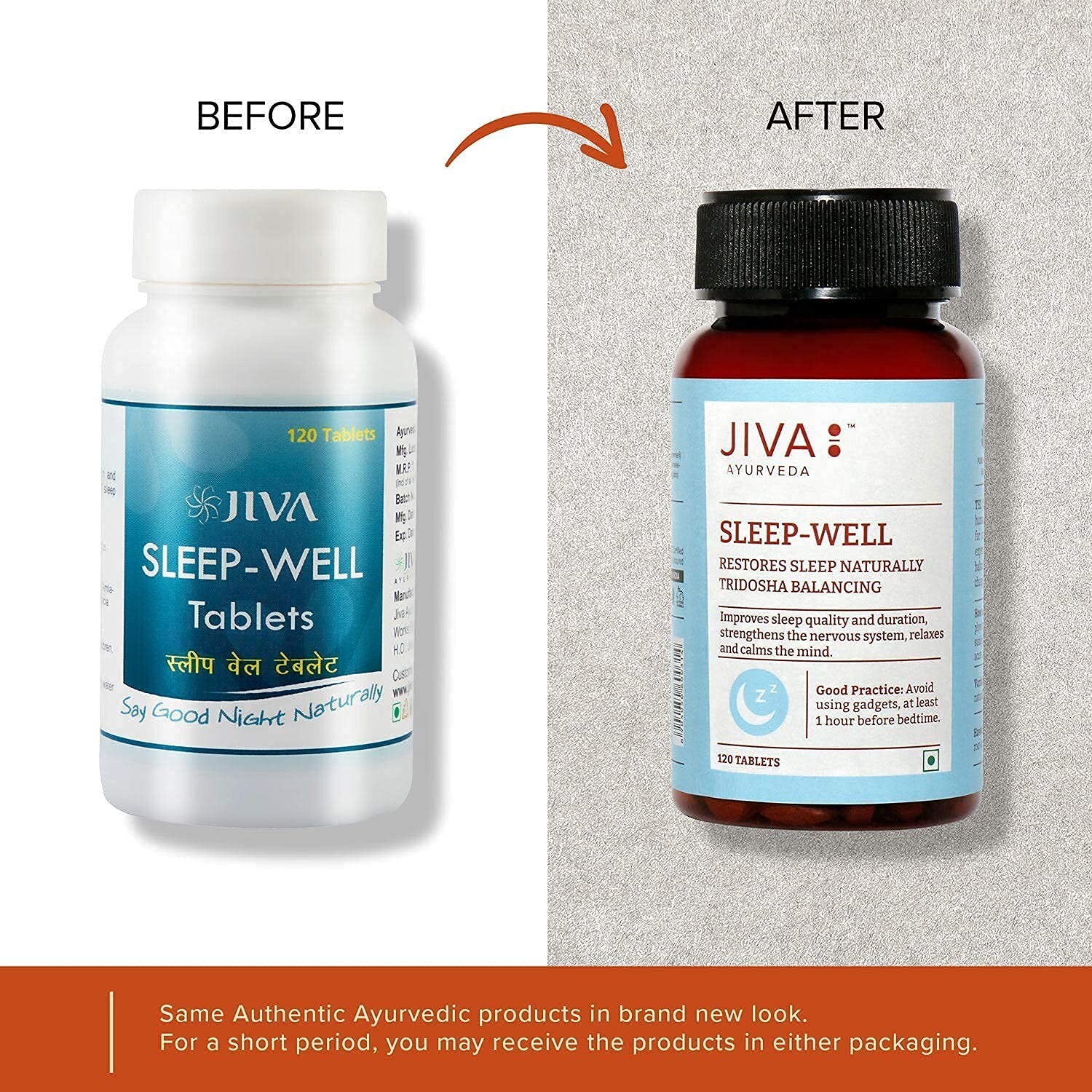 Jiva Ayurveda Sleep-Well Tablets - Restores Natural Sleep - Non-Habit ...