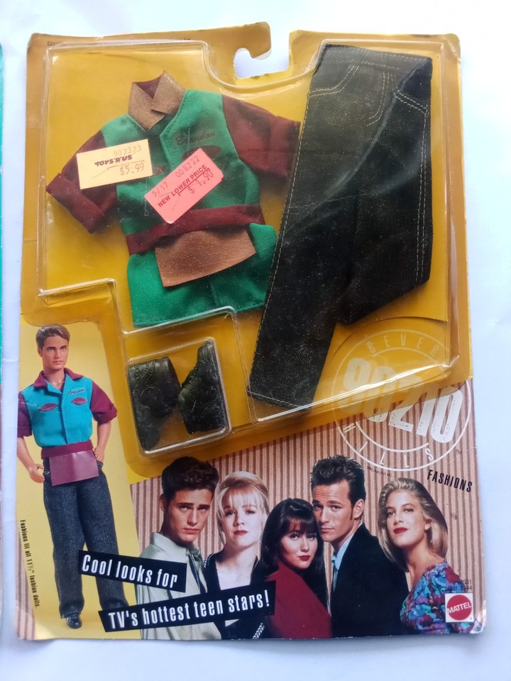 Vintage Beverly Hills 90210 Lot of 3 Fashion Outfit Sets Brandon Donna ...