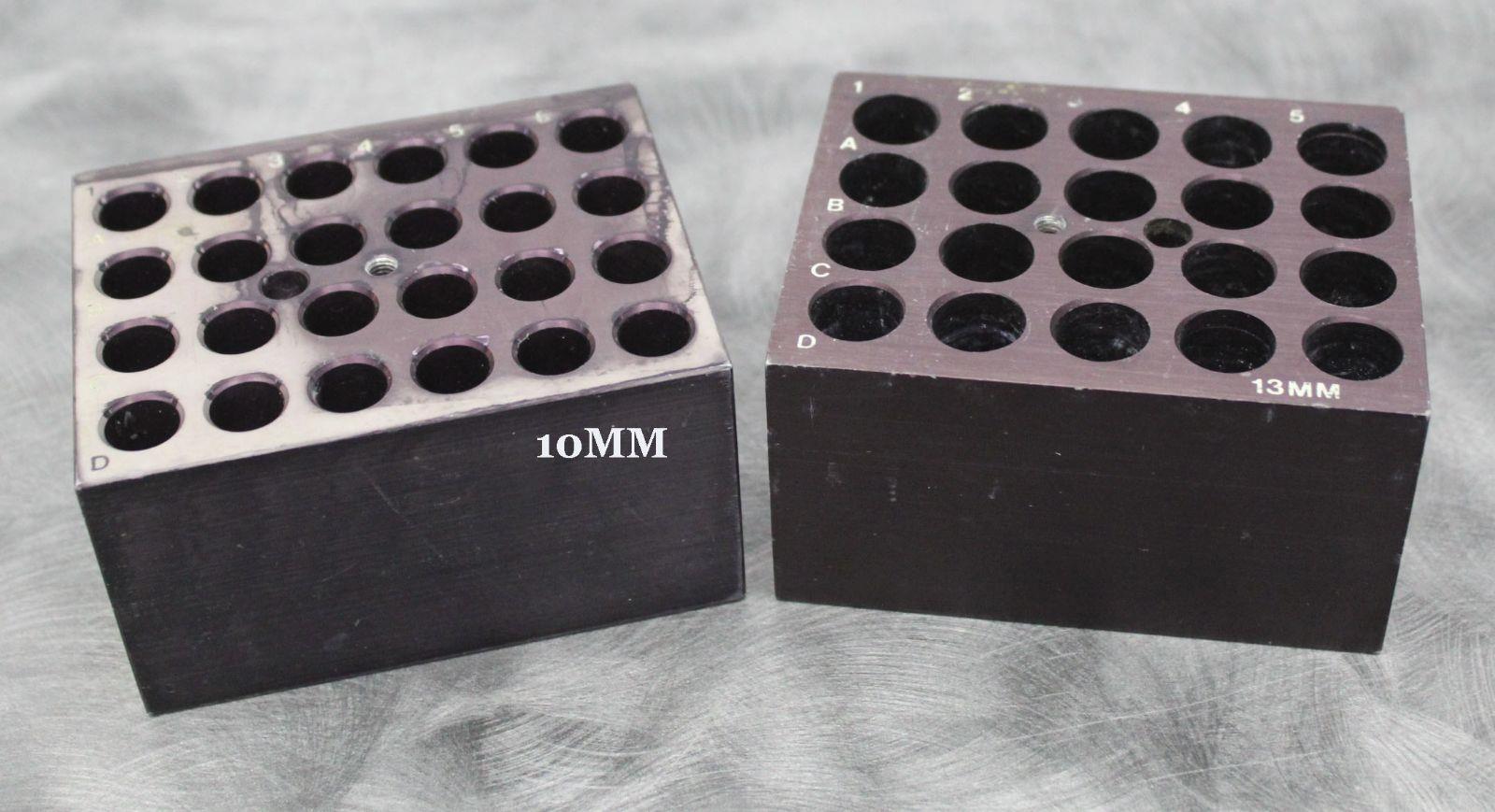 Lot of 2 Eppendorf Laboratory Tube Heating Blocks 24x10mm and 20x13mm ...