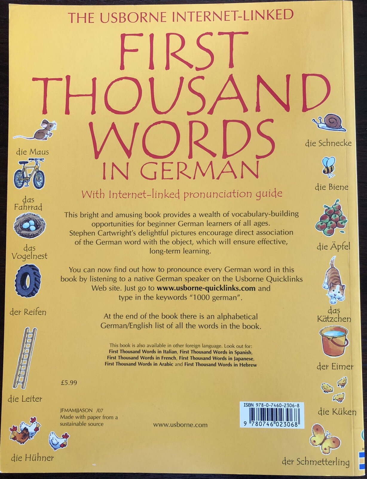 First Thousand Words in German With Internet Linked Pronunciation Guide ...