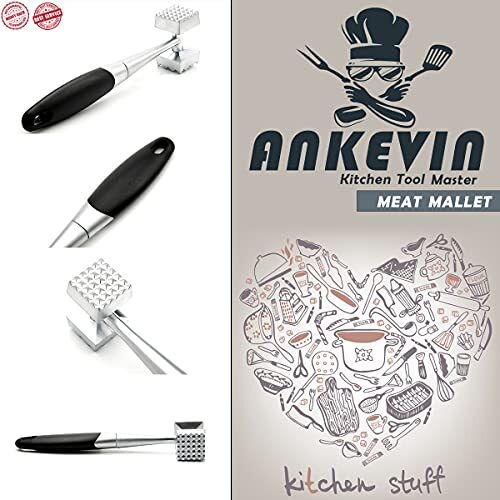 Meat Tenderizer Dual-Sided Nails Meat Mallet Meat Hammer Used for Steak ...