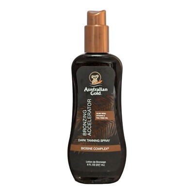 Australian Gold Dark Tanning Accelerator Spray Gel With Bronzer | 8 Fl ...