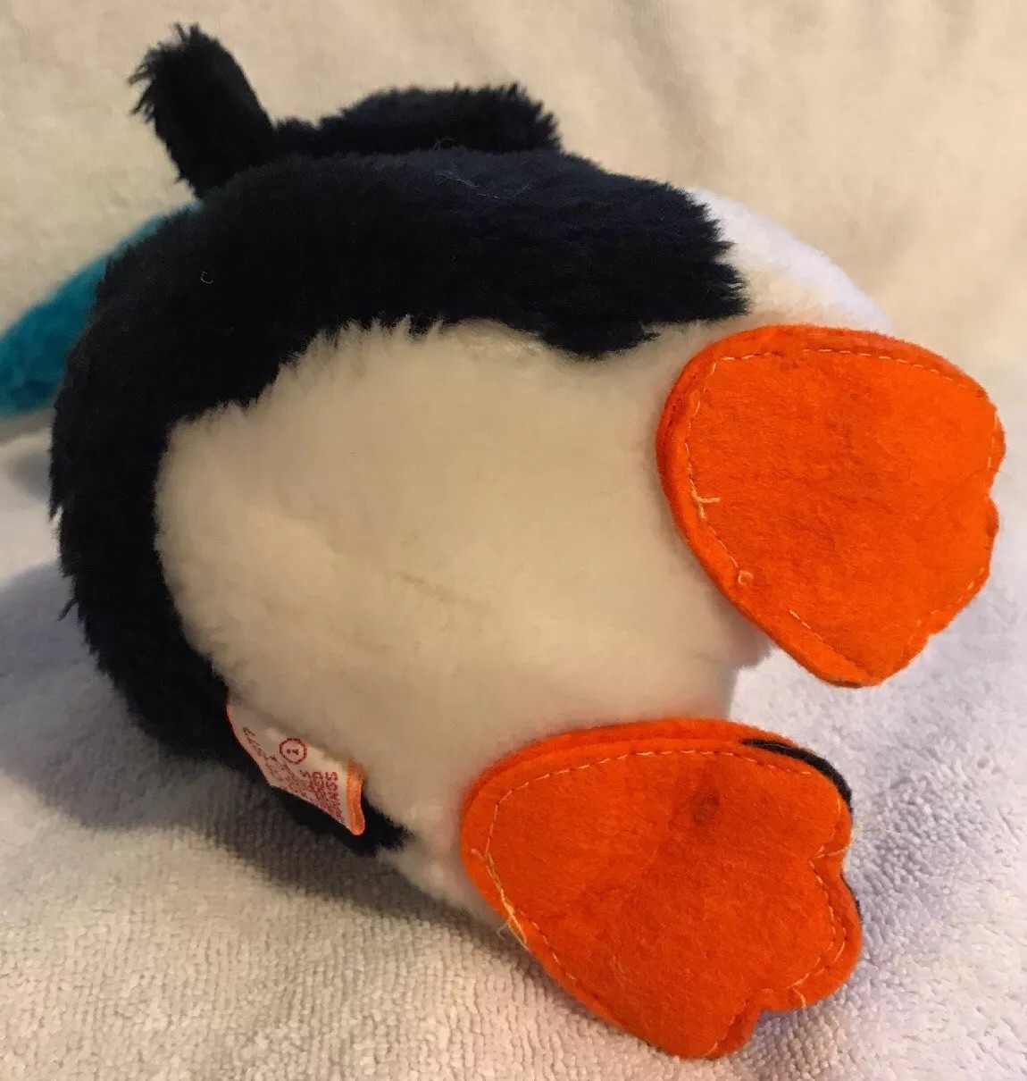 Vintage Dakin 1977 Penguin Plush Animal With Knit Blue Toboggan Cap ...