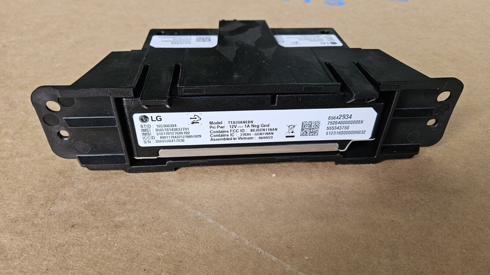 2022- 2023 Chevrolet Bolt COMMUNICATION TELEMATICS CONTROL MODULE OEM ...