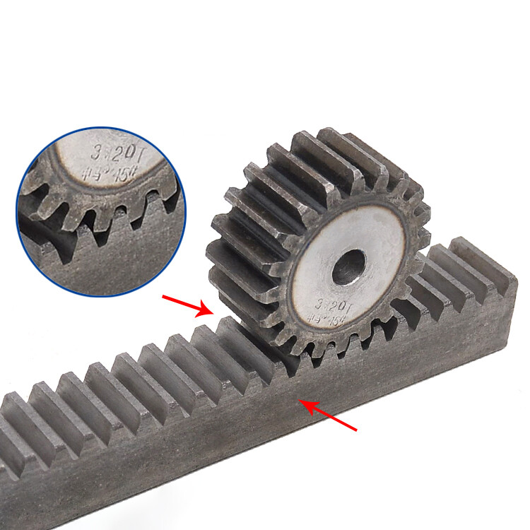 Module 2.5M, 3M, 4M 5M Spur Gear Flat Spur Gear 10 To120T Teeth 45 ...