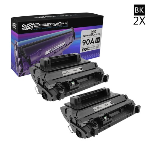 2PK Compatible Replacement Toner for HP CE390A 90A Blk for use in ...