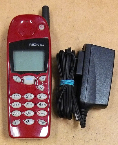Nokia 5120 - Red and Black ( BellSouth Mobility ) Very Rare Cellular ...
