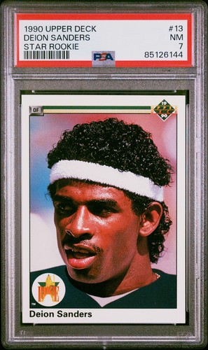 1990 Upper Deck 13 Deion Sanders Star Rookie Rookie Card - PSA 7 RC | eBay