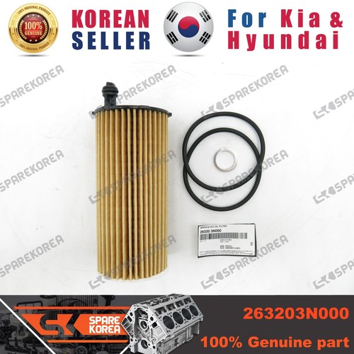 Genuine/OEM 263203N000 SERVICE KIT-OIL FILTER for Hyundai/Kia | eBay
