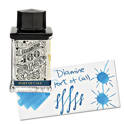 Diamine 160th Anniversary Bottled Ink for Fountain Pens in Port of Call ...