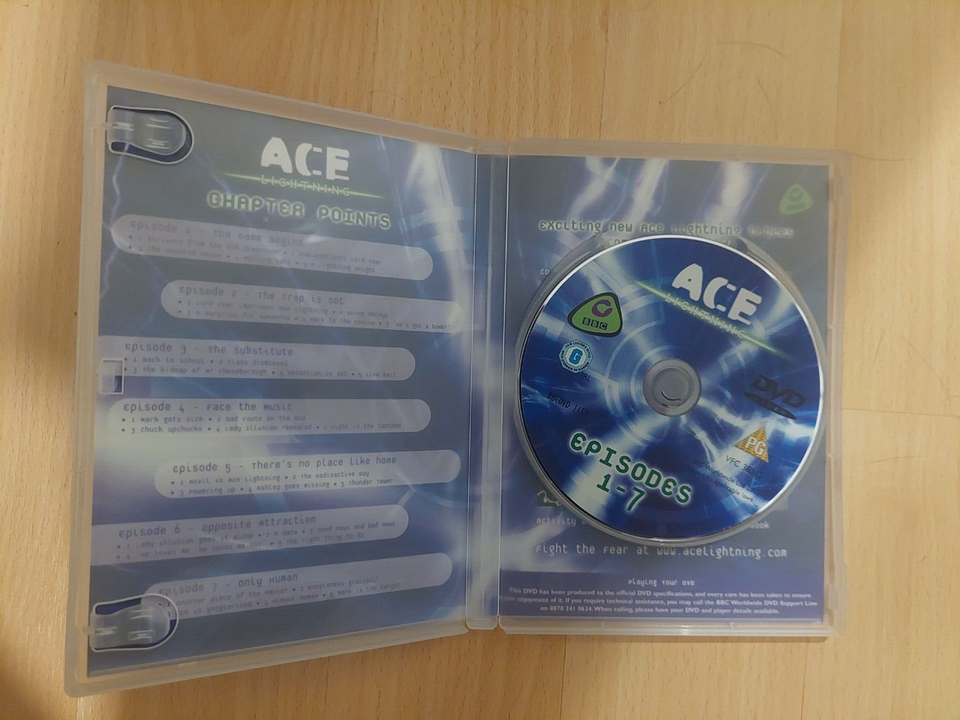 CBBC Ace Lightning Episodes 1-7 Childrens DVD | eBay UK