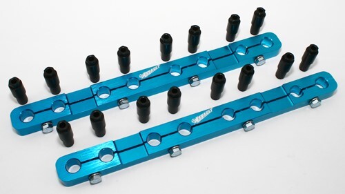 Small Block Ford 289 302 351W Billet Aluminum Stud Girdle Kit w/ 7/16 ...