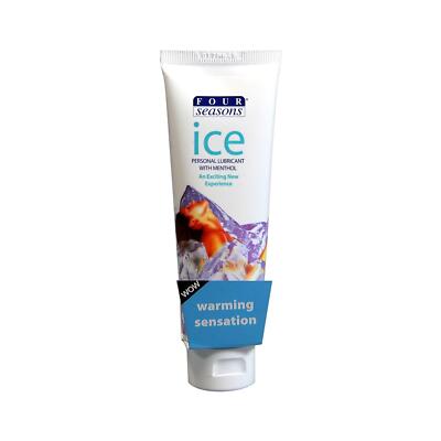Four Seasons Ice Lube w/ Menthol 100mL+Cooling Water Based Personal ...