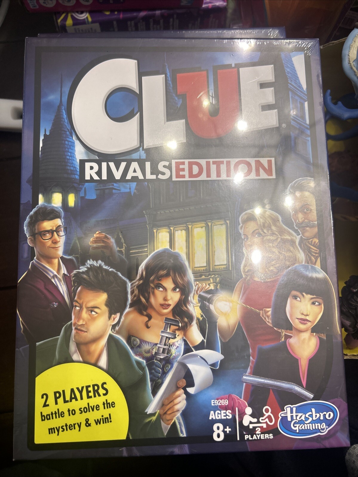 Clue Rivals Edition Board Game by Hasbro 2 Players Ages 8+ New Factory ...