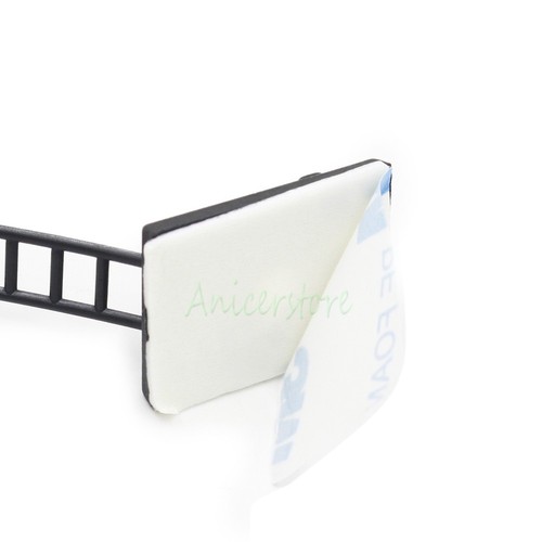 50pcs Reusable Self Adhesive Adjustable Wire Fixing Clamp Cable Tie ...