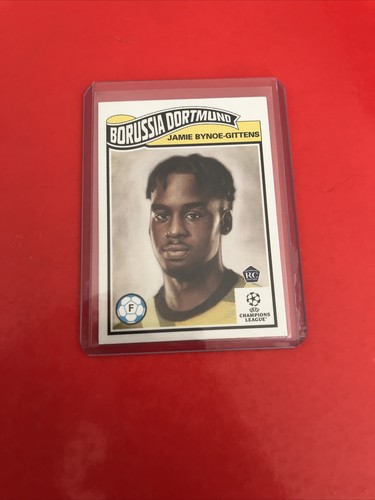 Topps Living Set Ucl Jamie Bynoe-Gittens Rookie Borussia Dortmund #525 ...