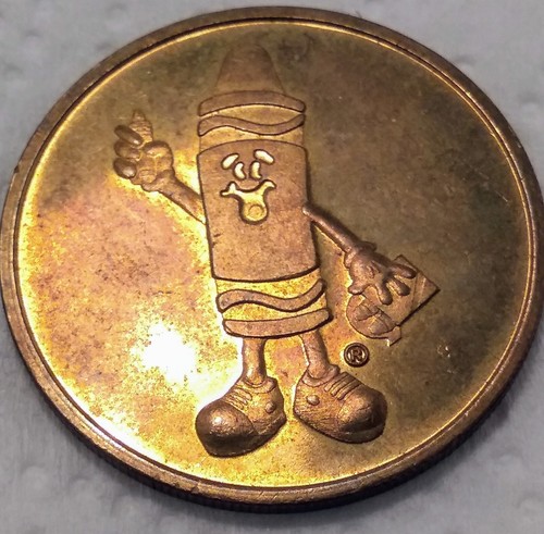 Crayola Factory Souvenir Metal Coin Token - Gold Color | eBay
