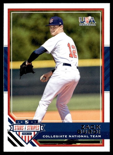 2017 Panini Stars and Stripes Zack Burdi USA #78 | eBay