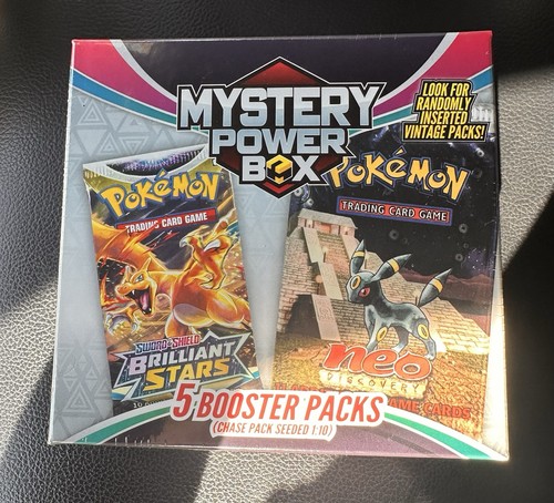 Pokemon SEALED Mystery Power Box Chase Pack Seeded 1:10 (5 Booster ...