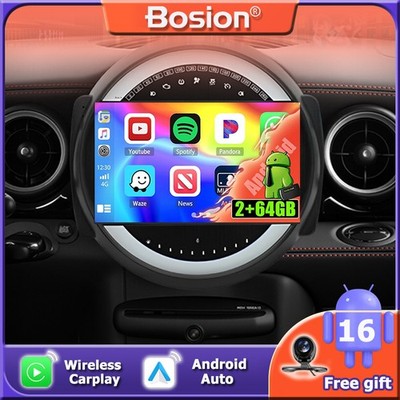 FOR BMW MINI COOPER R56 R60 2007-14 Car Stereo Android 16 Sat Nav ...