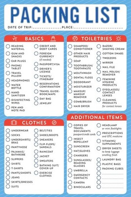 Packing List Note Pad | eBay UK