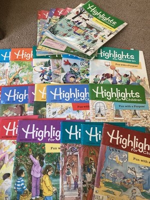 25 Vintage HIGHLIGHTS Magazine for Children LOT Of 25 From 97-99 Great ...