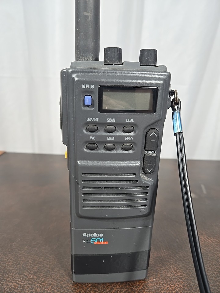 Apelco VXL501 Marine band VHF Radio Handheld Vintage TESTED with ...