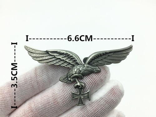 World War II Germany WW2 Eagle Cross Enamel Pin German Military Brooch ...