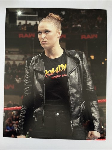Rowdy Ronda Rousey Wrestler 11x14 Photo Print Wrestlemania WWE | eBay