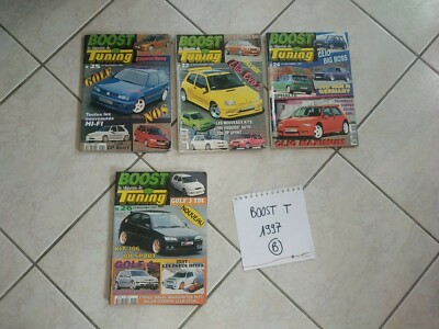Lot 4 magazines tuning-boost tuning-1997-numeros -26/25/24/23-vintage ...